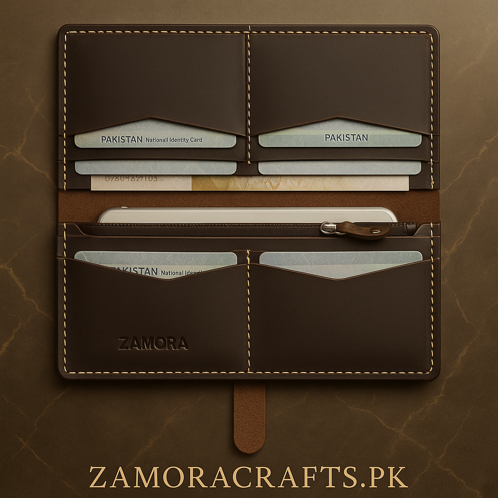 Crazy Horse Leather Wallet – Rugged Luxury, Maximum Utility – Zamora Crafts